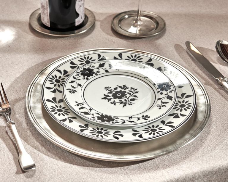 Pewter Charger Plate - Italian Pewter Dinnerware