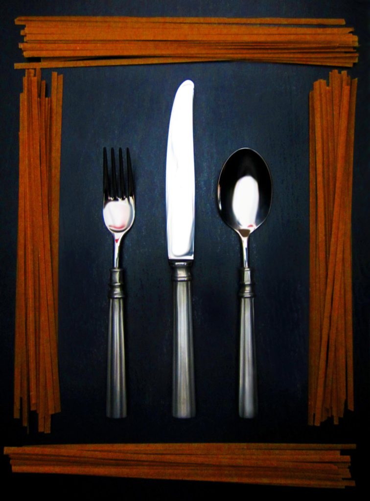 Pewter & Stainless Steel Fork - Italian Pewter Flatware