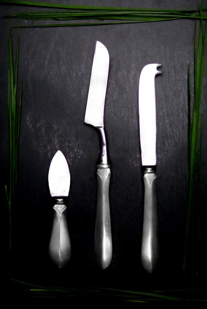 Pewter & Stainless Steel Parmesan Cheese Knife - Italian Pewter