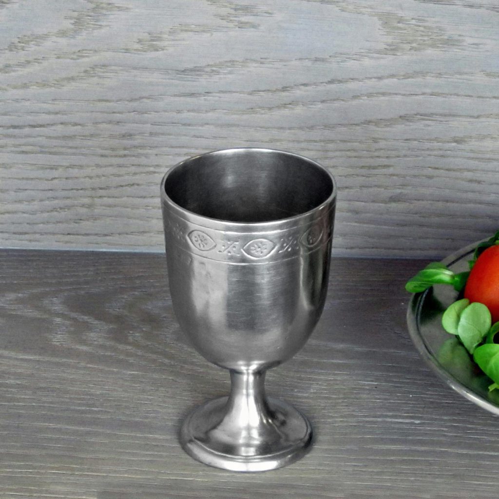 Pewter Goblet - Italian Pewter Drinkware