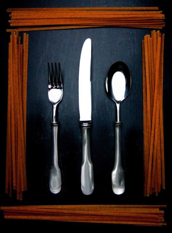 Pewter & Stainless Steel Fork - Italian Pewter Flatware