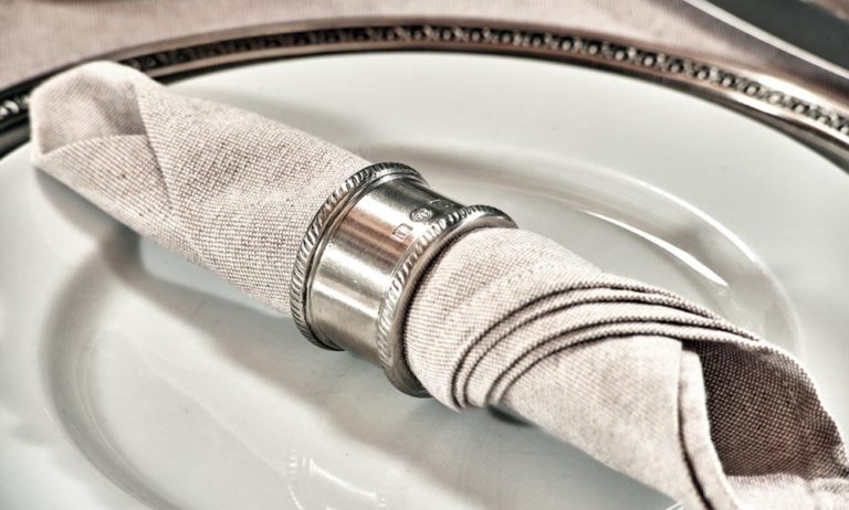 Pewter Napkin Ring - Italian Pewter Tableware