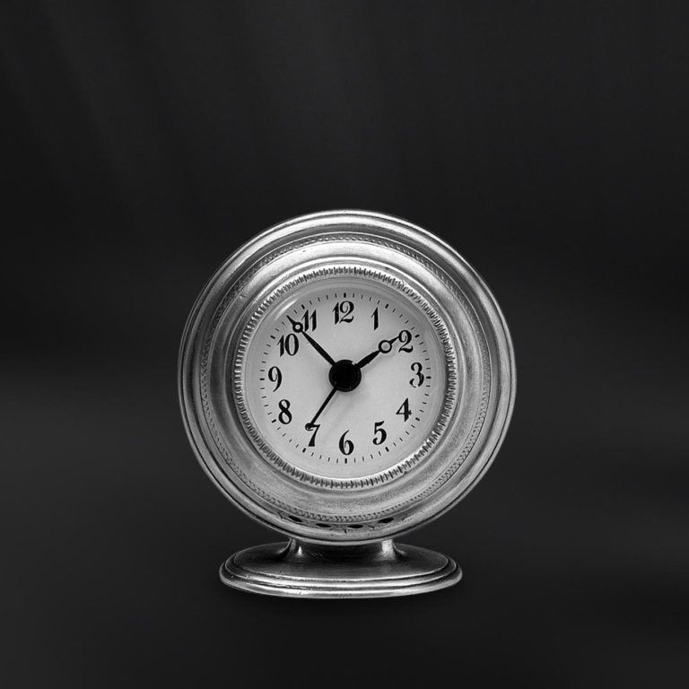 Pewter Alarm Clock - Italian Pewter Gifts