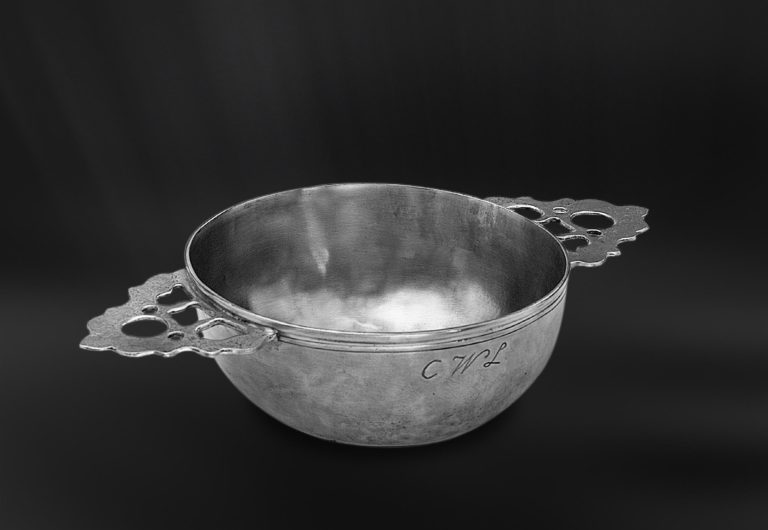 Pewter Bowl with Handles - Italian Pewter Tableware