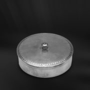 Small Round Pewter Box - Italian Pewter Gifts