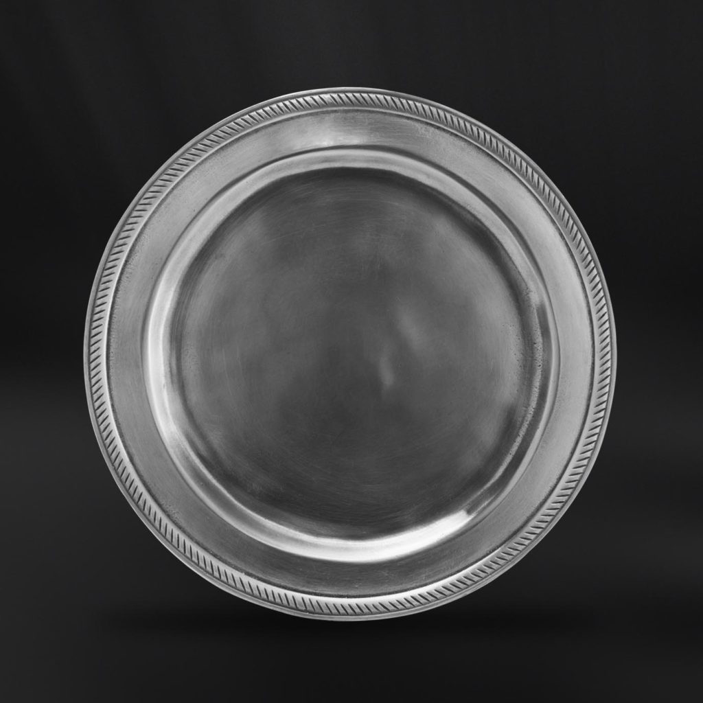 Pewter Plates, Dishes and Platters - Italian Pewter Tableware