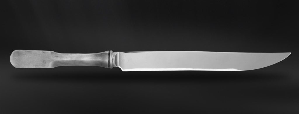 Pewter & Stainless Steel Roast Carving Knife - Italian Pewter