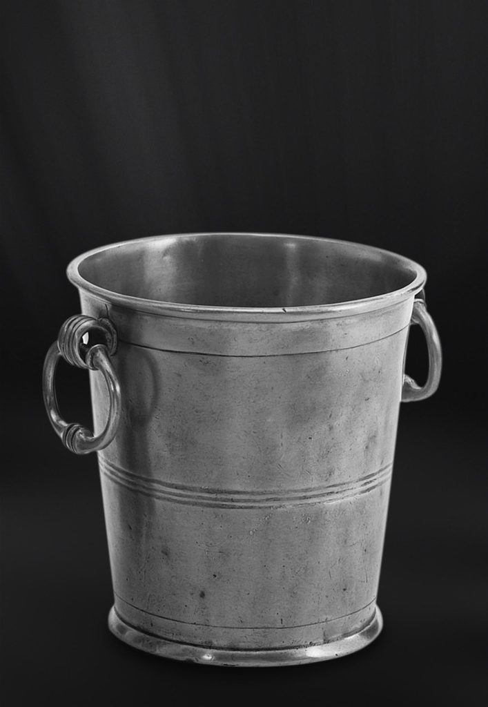 Pewter Ice Bucket - Italian Pewter Barware