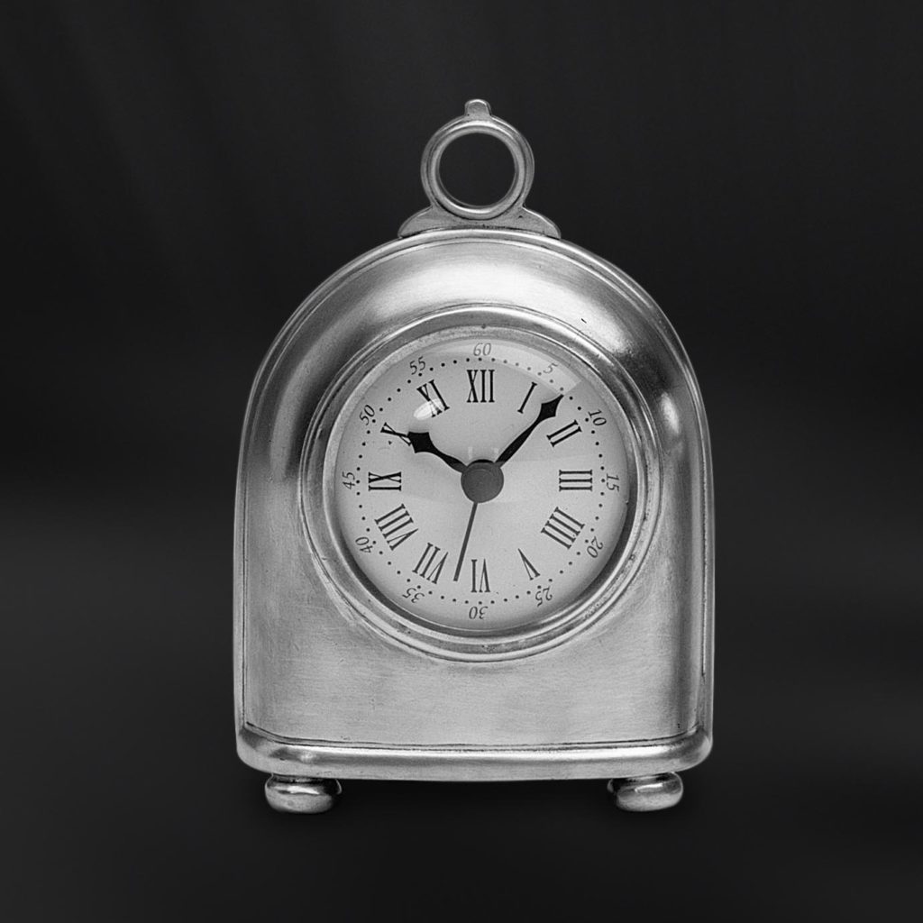 Pewter Clock - Italian Pewter Gifts