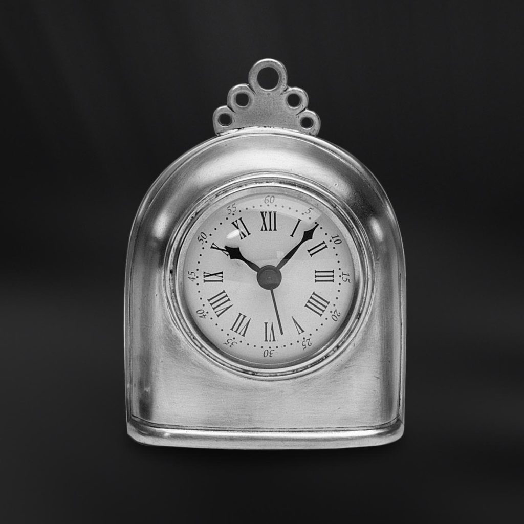 Pewter Clock - Italian Pewter Gifts