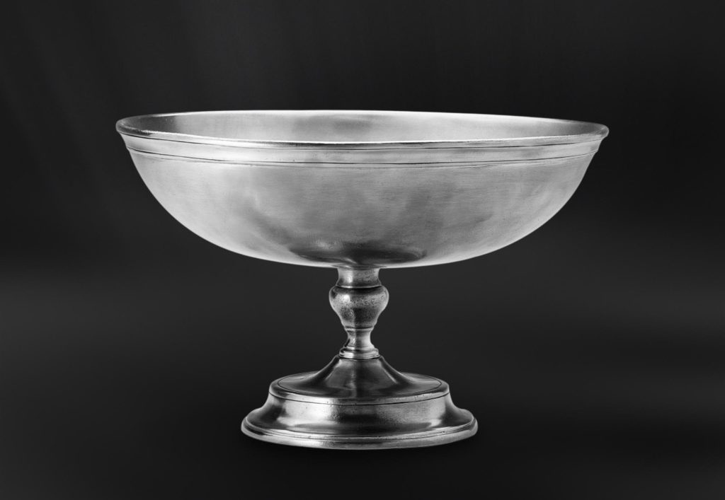 Large Pewter Fruit Bowl - Italian Pewter Serveware