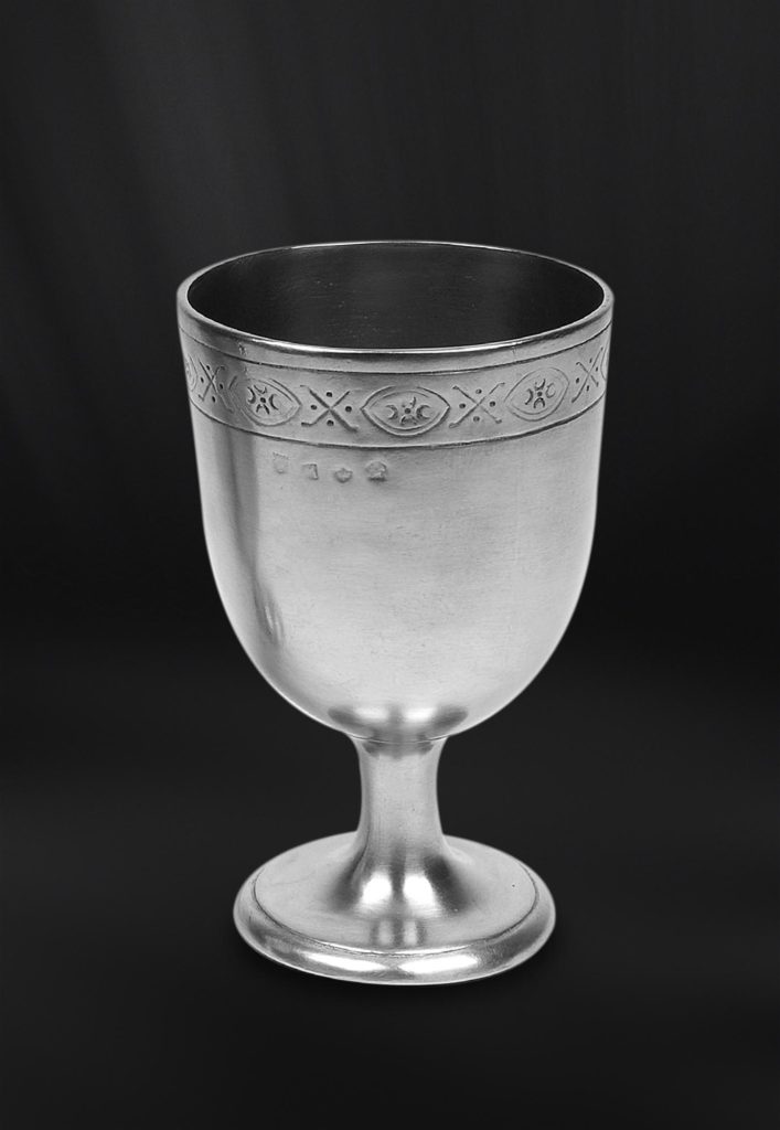 Pewter Goblet - Italian Pewter Drinkware