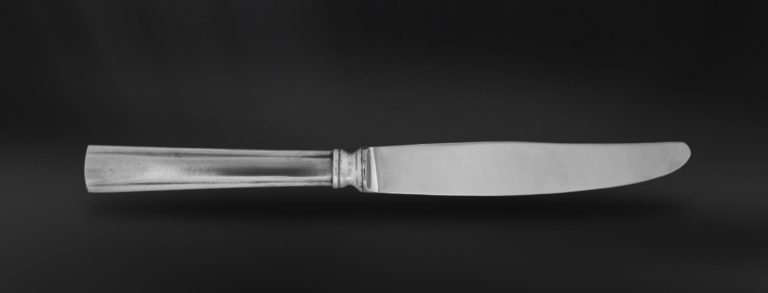 Pewter & Stainless Steel Knife - Italian Pewter Cutlery