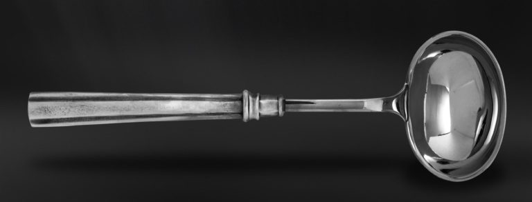 Pewter & Stainless Steel Ladle - Italian Pewter Flatware