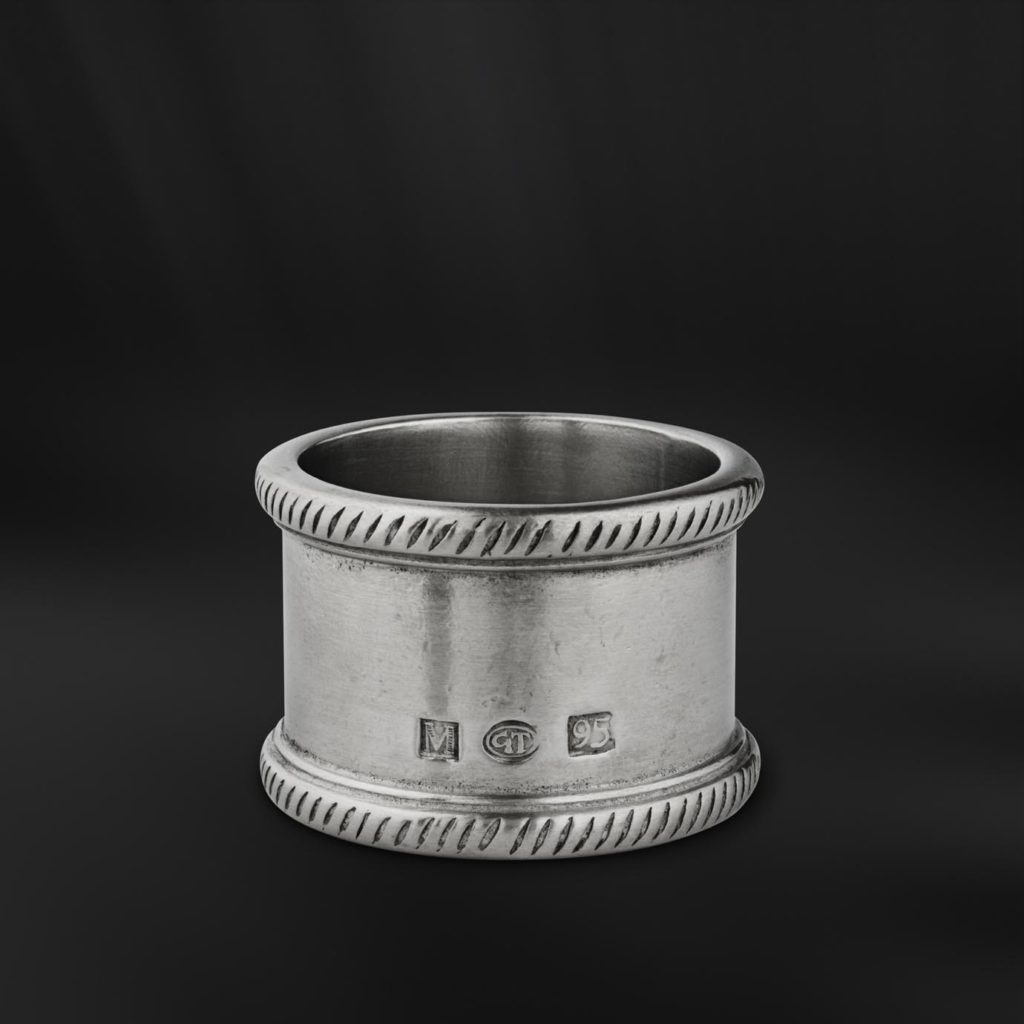 Pewter Napkin Ring - Italian Pewter Tableware