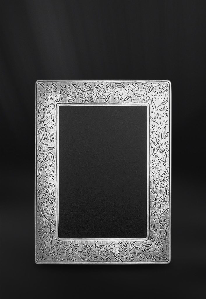 Rectangular Pewter Photo Frame - Italian Pewter Home Décor