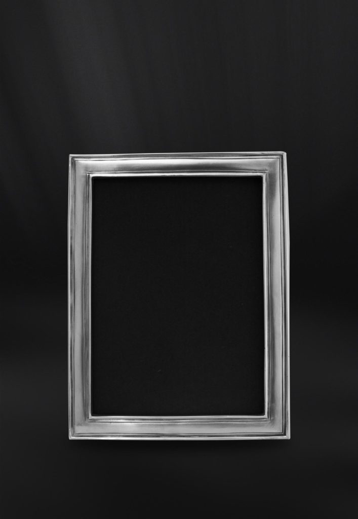 Rectangular Pewter Photo Frame - Italian Pewter Home Décor