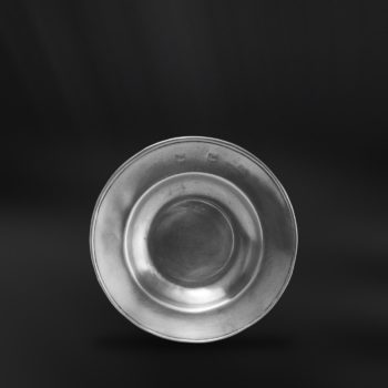 Small Pewter Plate - Italian Pewter Tableware