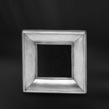 Square Pewter Photo Frame - Italian Pewter Home Décor