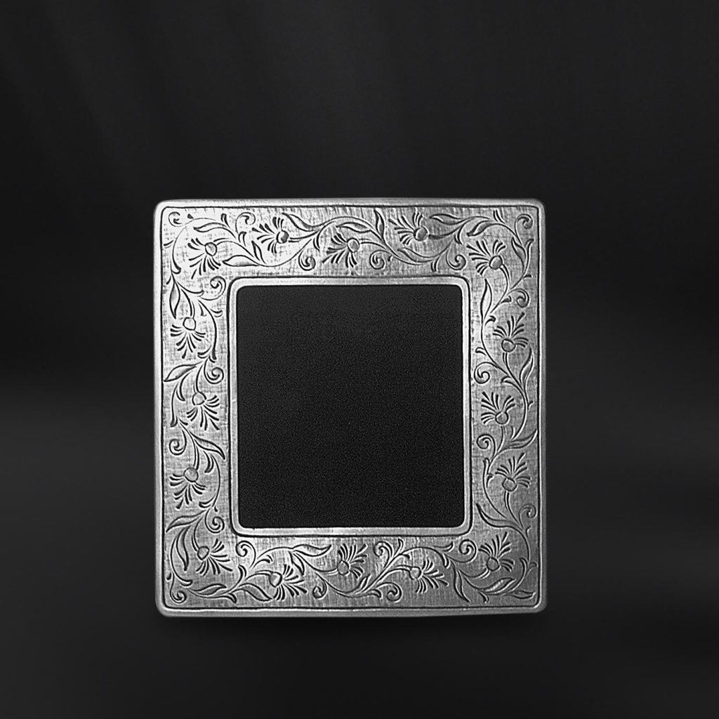 Rectangular Pewter Photo Frame - Italian Pewter Home Décor