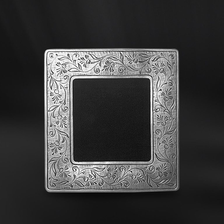 Square Pewter Photo Frame - Italian Pewter Home Décor