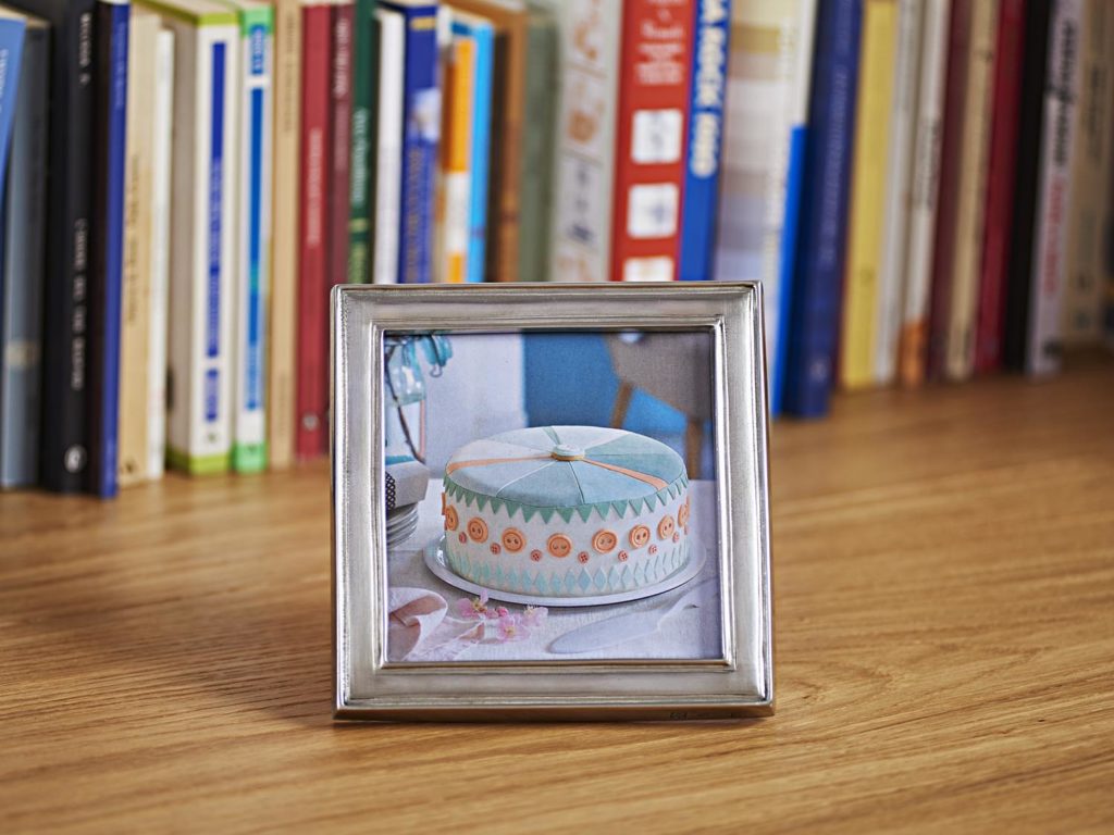 Square Pewter Photo Frame - Italian Pewter Home Décor