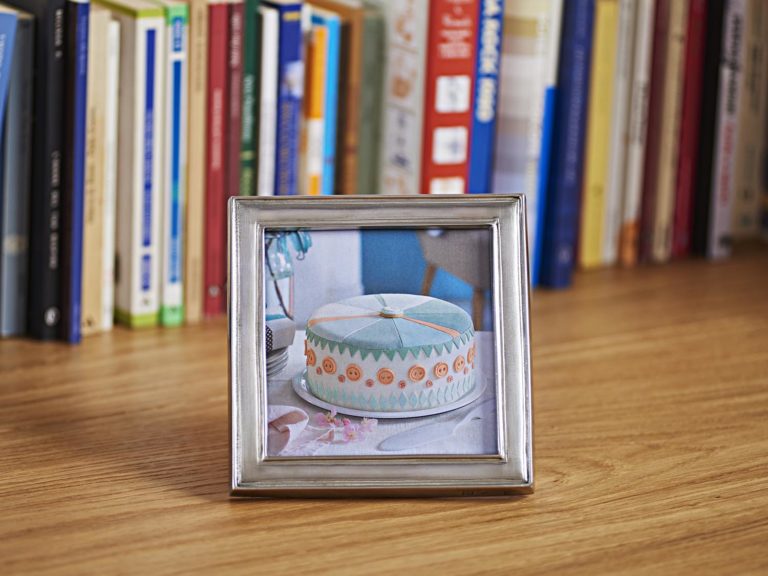 Square Pewter Photo Frame - Italian Pewter Home Décor